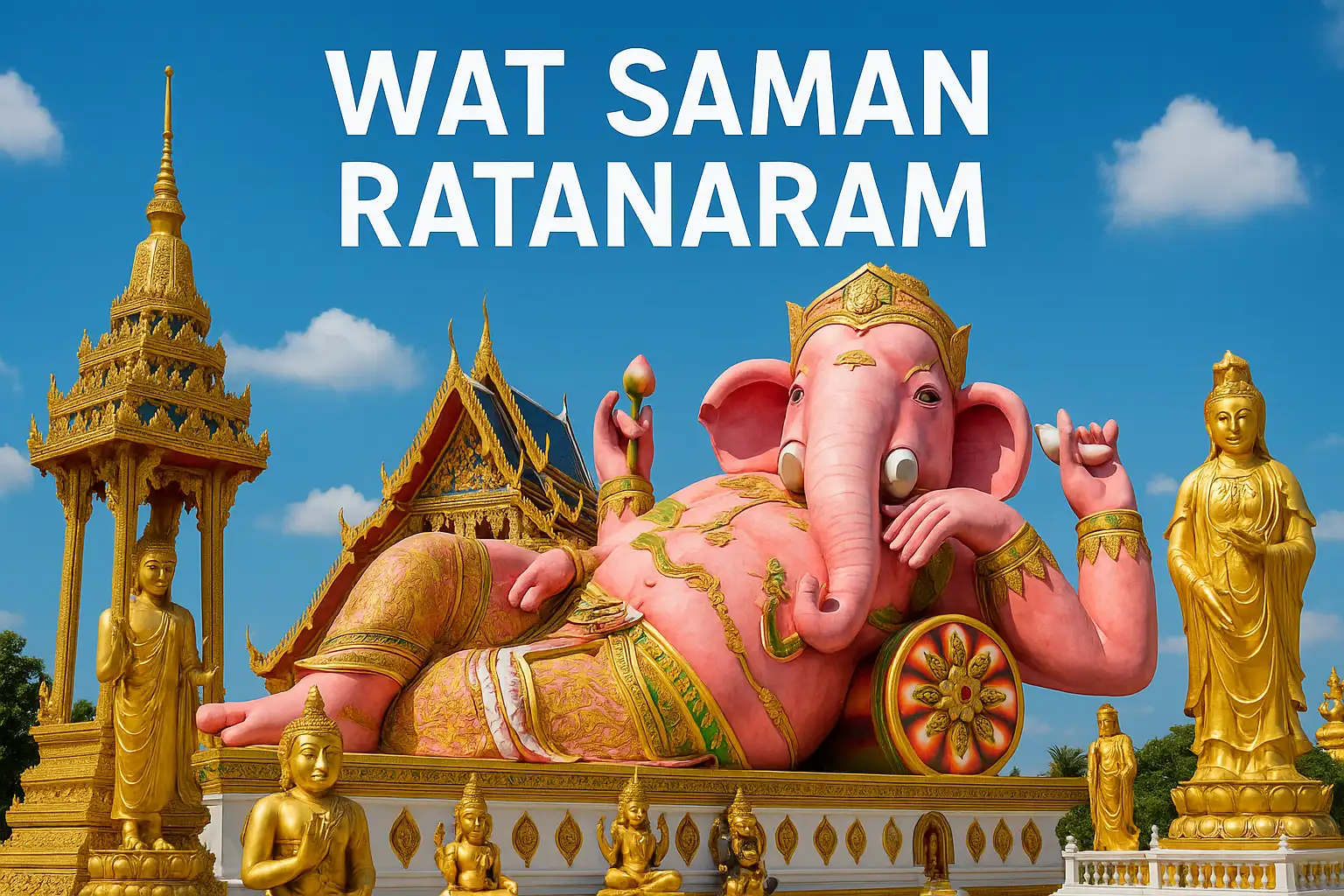 Wat Saman Ratanaram: El Templo Arcoíris de Tailandia