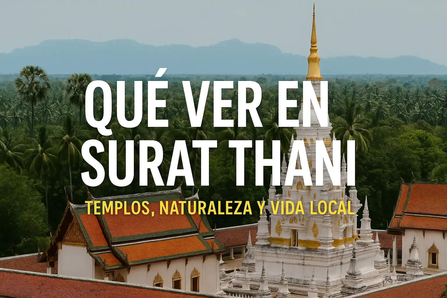 Qué ver en Surat Thani: templos, lago y Khao Sok